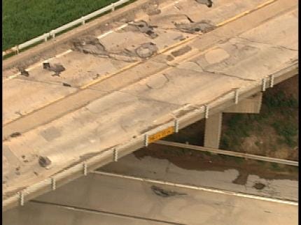 Bridge Construction Finished On Keystone Dam Highway