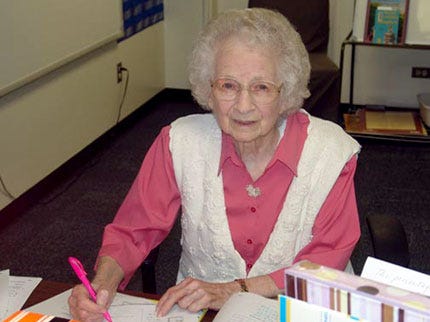 94-Year-Old Bartlesville School Volunteer Still Going Strong