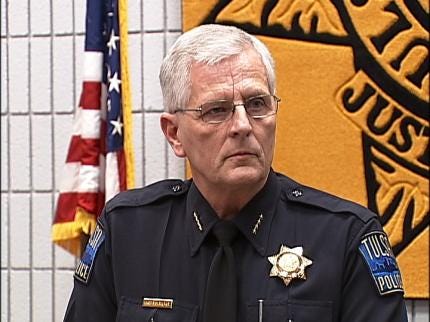 Tulsa's Interim Police Chief's First Day On The Job