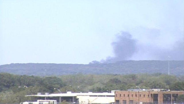 Crews Battle Grass Fire Near Sperry