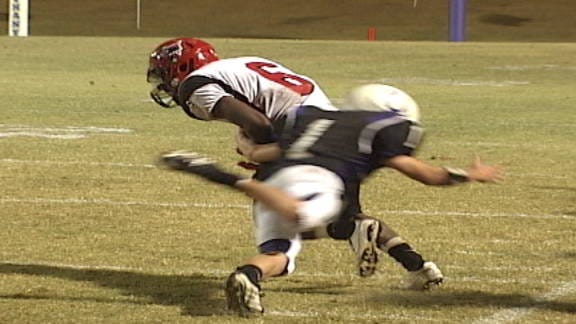 Teeth Rattling Hit of Week 10 2009-2010 Season