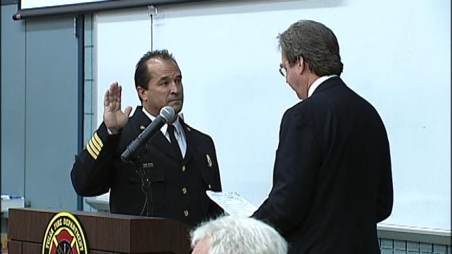 New Tulsa Fire Chief Sworn In