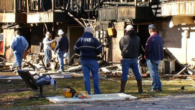 Investigators Determine Mannford Apartment Fire Caused By Natural Gas Leak