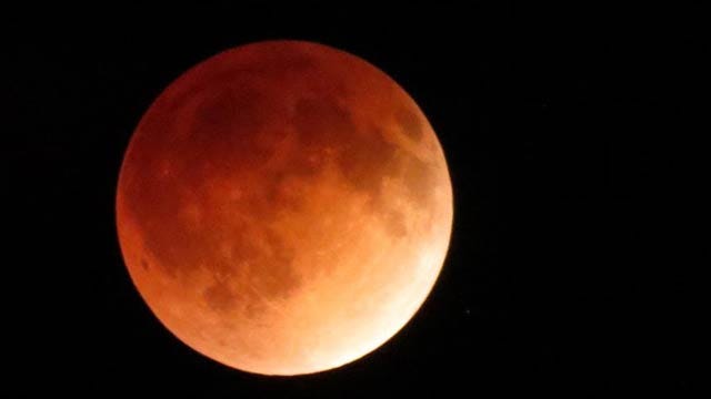 'Blood Moon' Appears Over Eastern Oklahoma