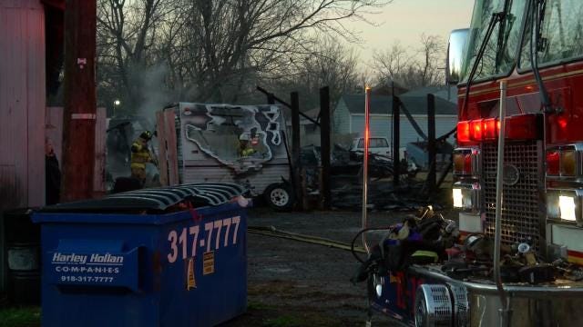 Family Of Three Escapes Turley Travel Trailer Fire Unharmed