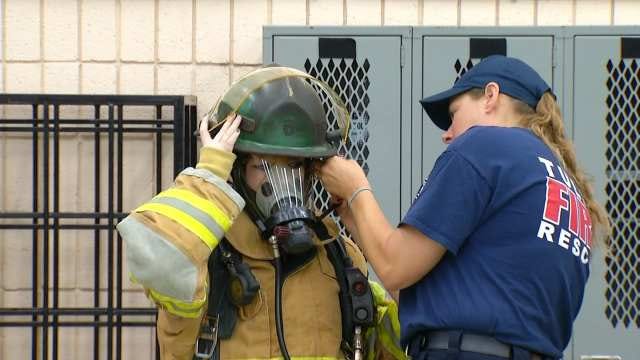 Tulsa Fire Department Holds First Skills Camp For Young Women