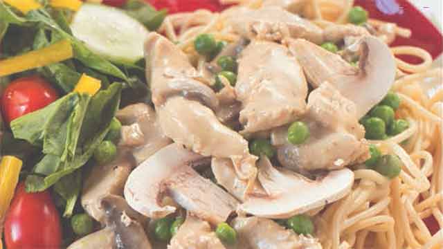 Braum's Slow Cooker Turkey Tetrazzini