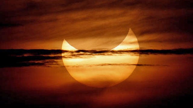 Watching The Partial Solar Eclipse In Northeast Oklahoma