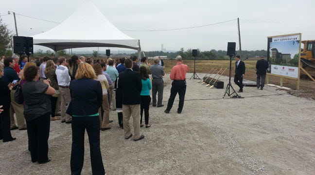 Unit Corporation Holds Ground Breaking For New South Tulsa Headquarters