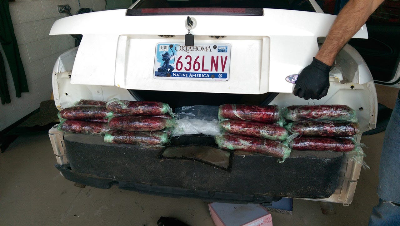 Tulsa Police Find 22 Pounds Of Meth Hidden In Car