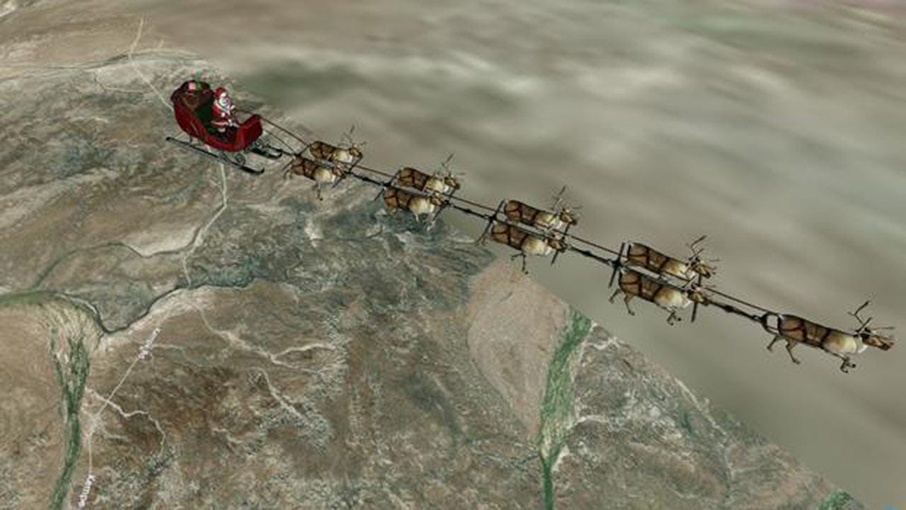 Keeping Track Of Santa Claus' Sleigh