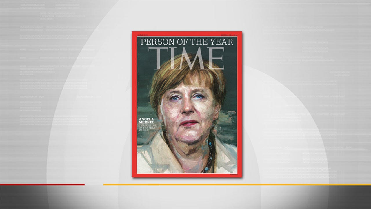 Angela Merkel Named Time's Person Of The Year