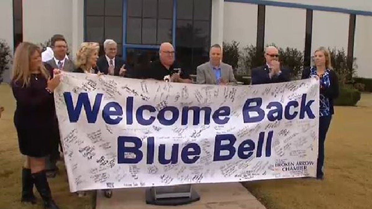 Broken Arrow Chamber Celebrates Blue Bell's Return To Tulsa Area Stores