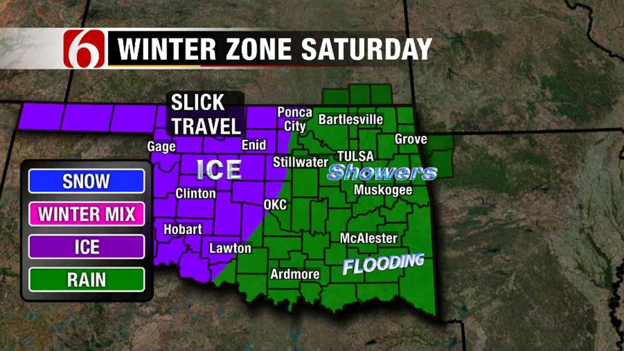 Cold Rain Continues In Green Country, Impacting Travel