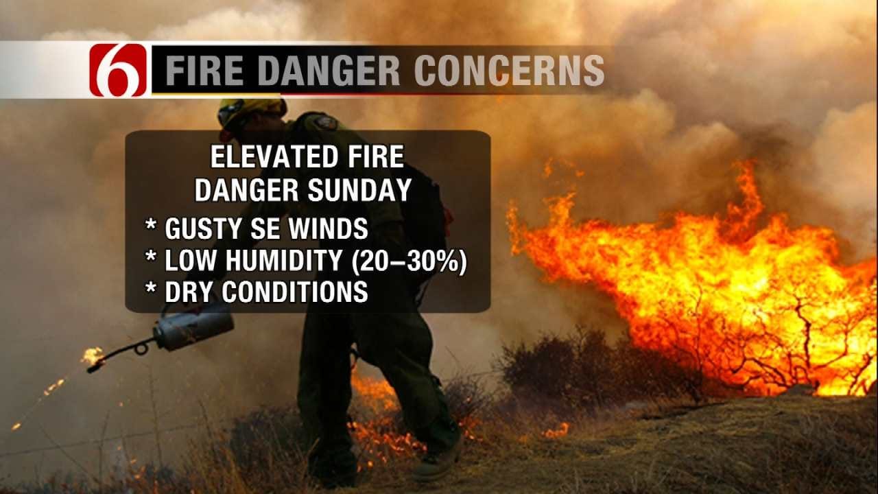 Windy, Dry Conditions Lead To Oklahoma Fire Danger