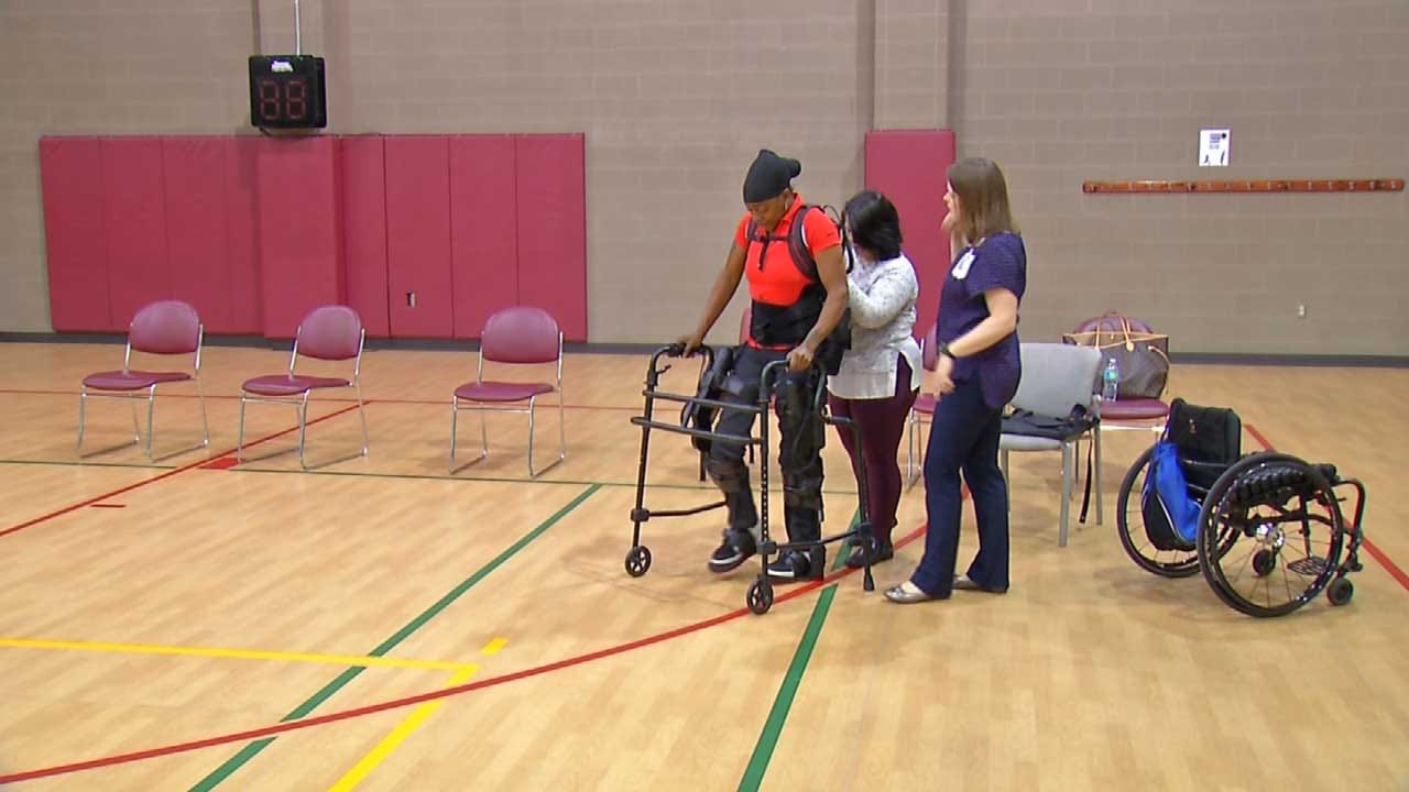 New Technology Helps Tulsa Woman Stand, Walk
