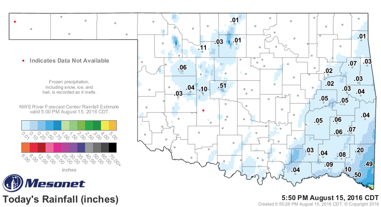 Mild for August, Rain Chances Return Later in the Week.