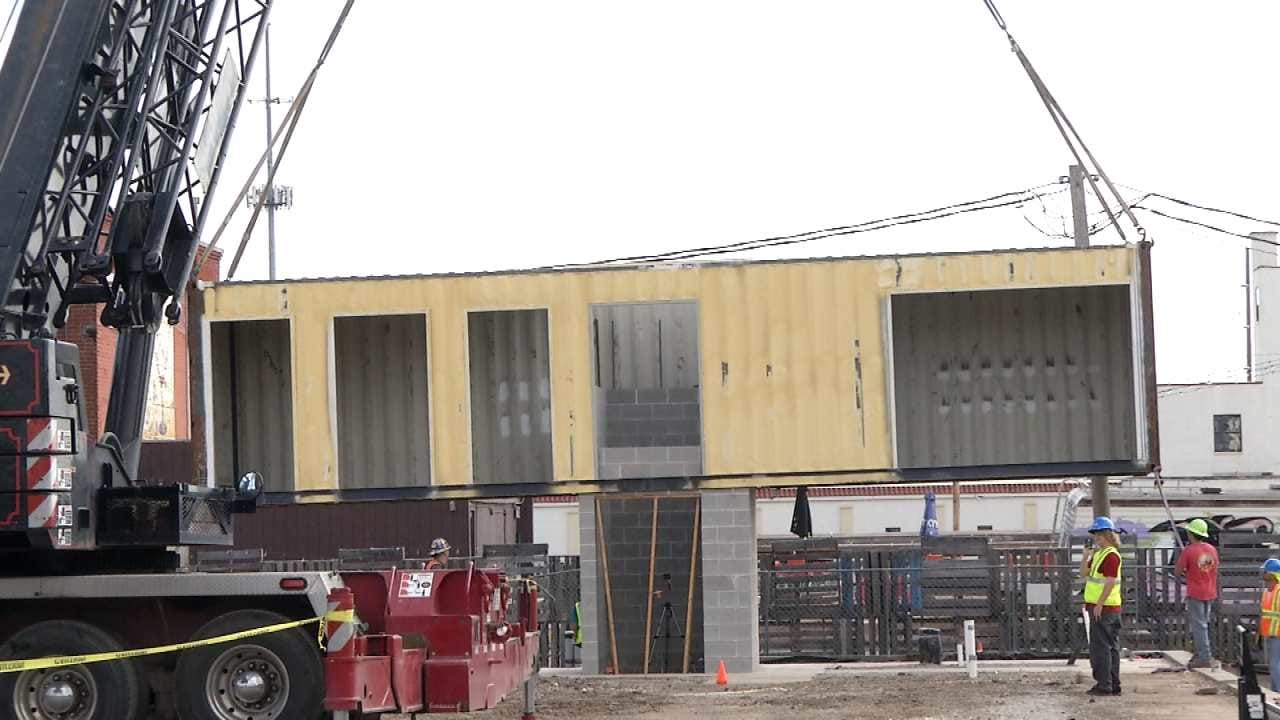 Downtown Tulsa's Boxyard Development Taking Shape