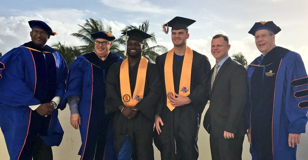 University Of Tulsa Football Players Graduate Before Miami Beach Bowl
