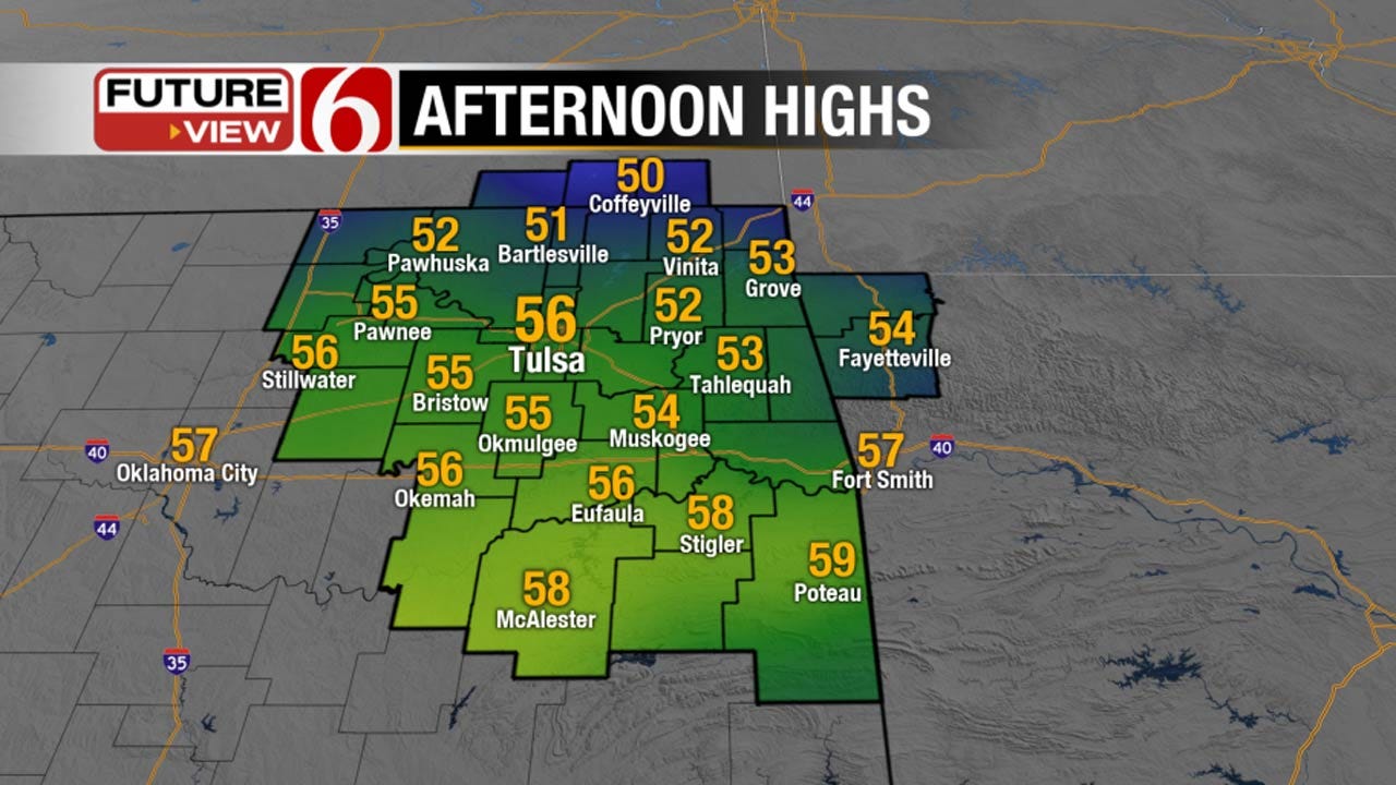 Weak Cold Front Won't Have Much Impact On Eastern Oklahoma