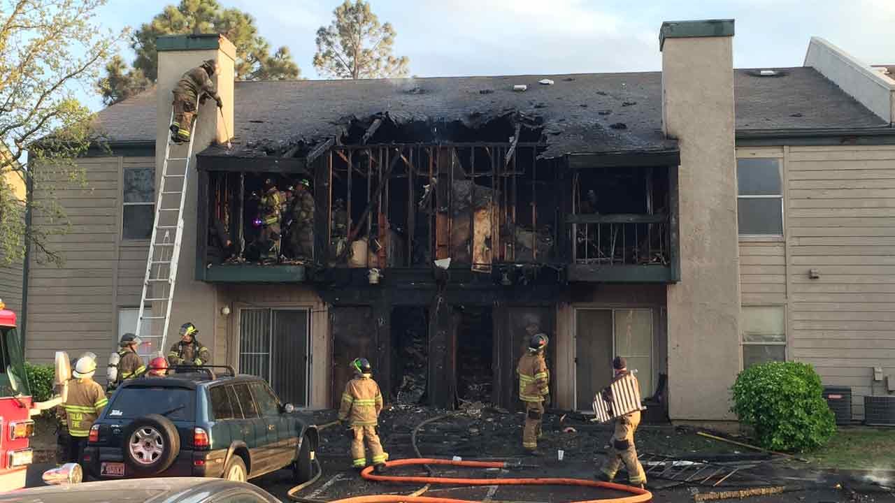 Fire Burns Several Units At Tulsa Apartment Complex