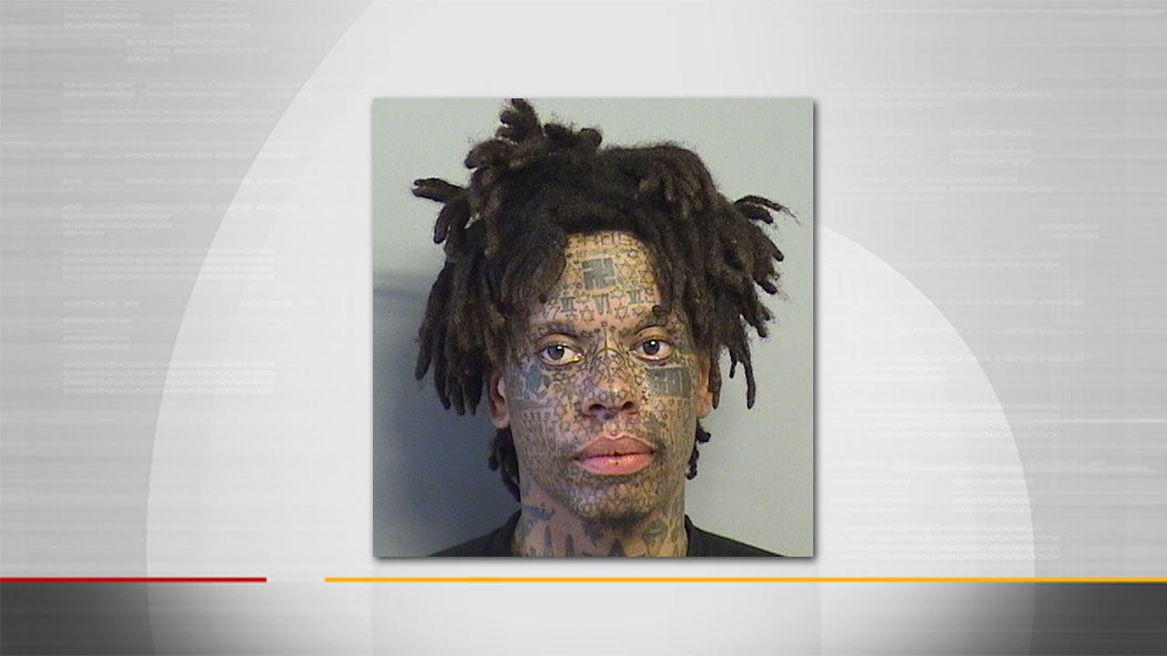 Tulsa Man With Unusual Face Tattoos Arrested Again