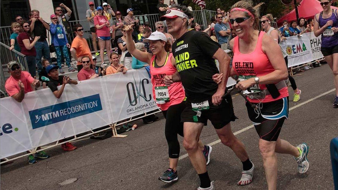 Blind Man Runs Route 66 Marathon As Reminder To 'Keep Pushing'