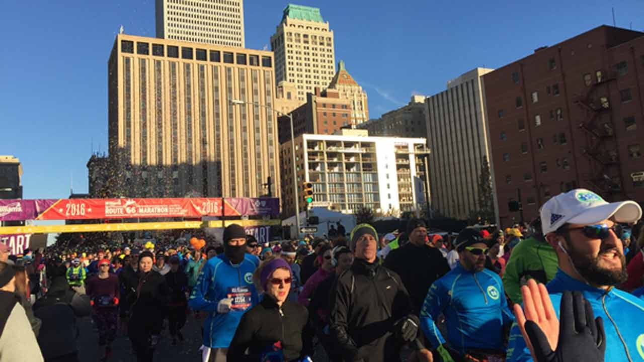 Williams Route 66 Marathon Underway In Tulsa