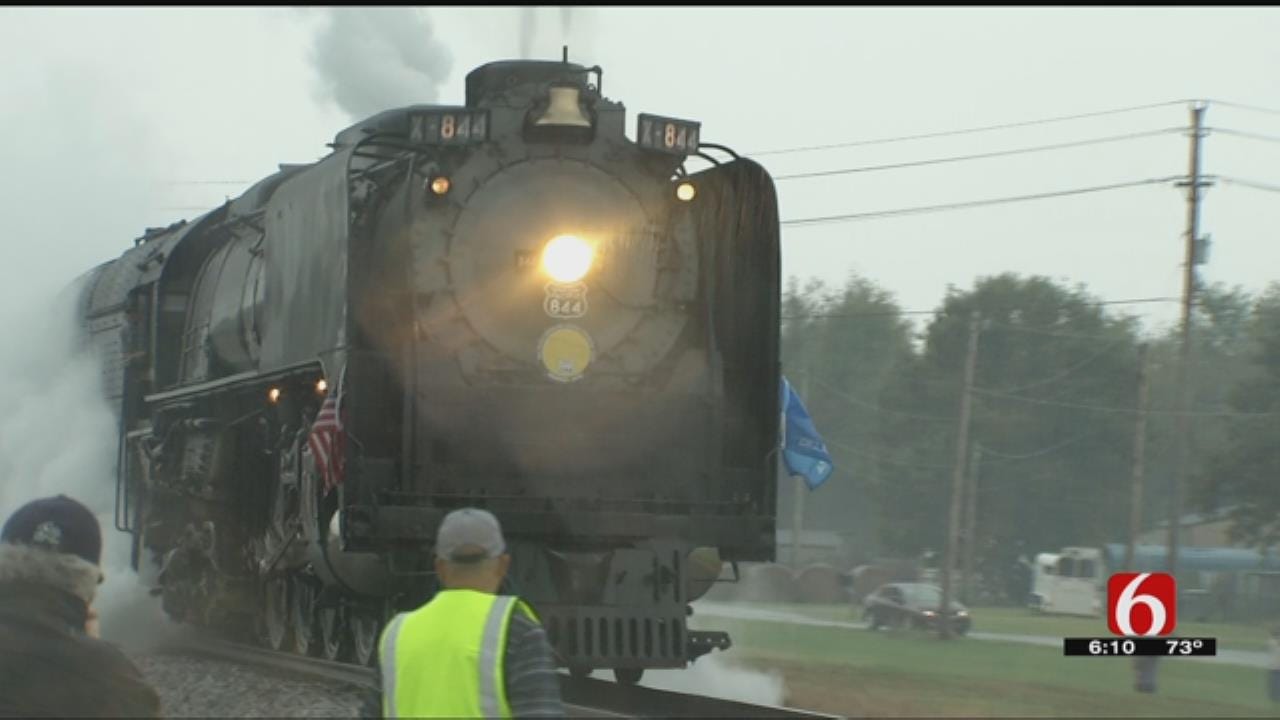 Union Pacific's Steam Engine 844 Makes Stops In Oklahoma