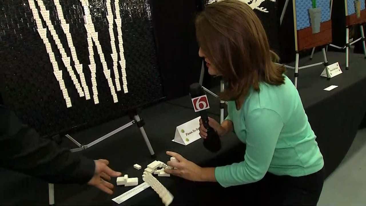 News On 6's Amy Slanchik Breaks LEGO Sculpture During Live Report