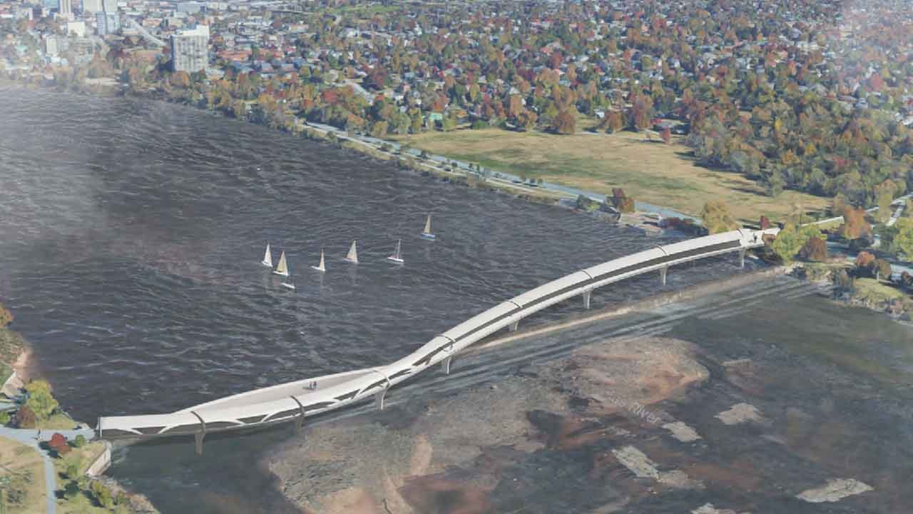 Four Finalists Picked For Tulsa's New Arkansas River Pedestrian Bridge