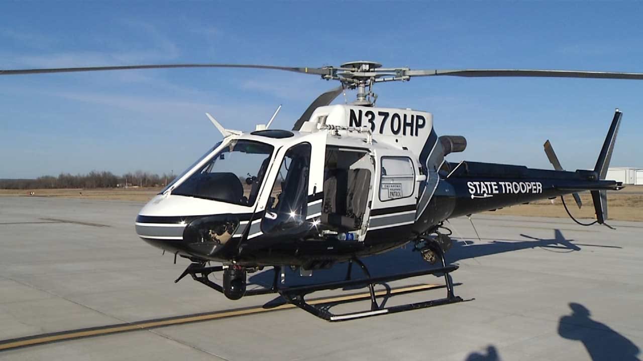 Oklahoma Highway Patrol Airplane OU's Meet The Fleet Event Introduces