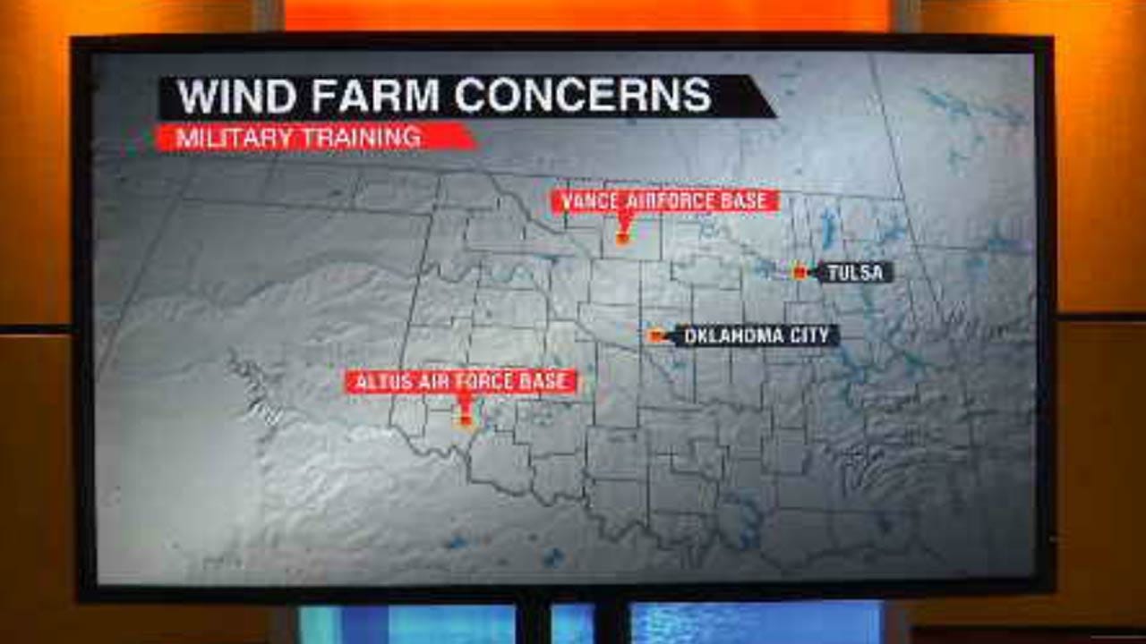 Agency: Oklahoma Wind Farms Interfere With Military Training Routes