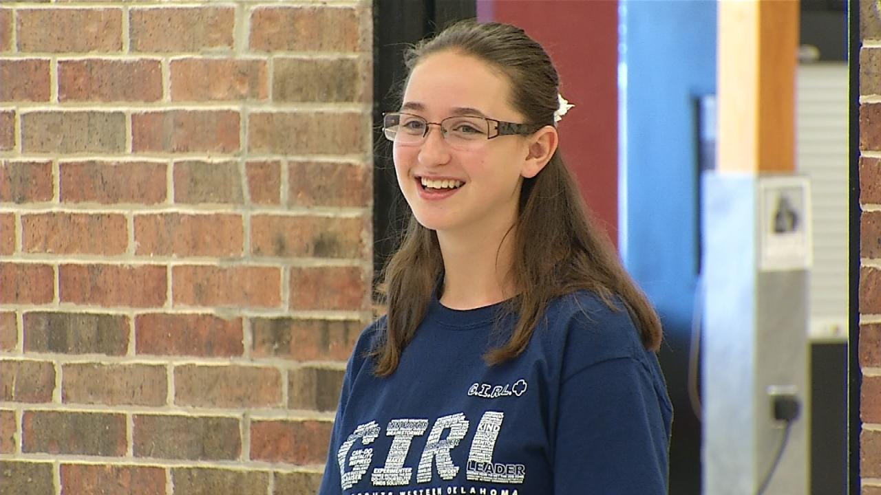 Oklahoma Girl Scout Top Cookie Sales Champ