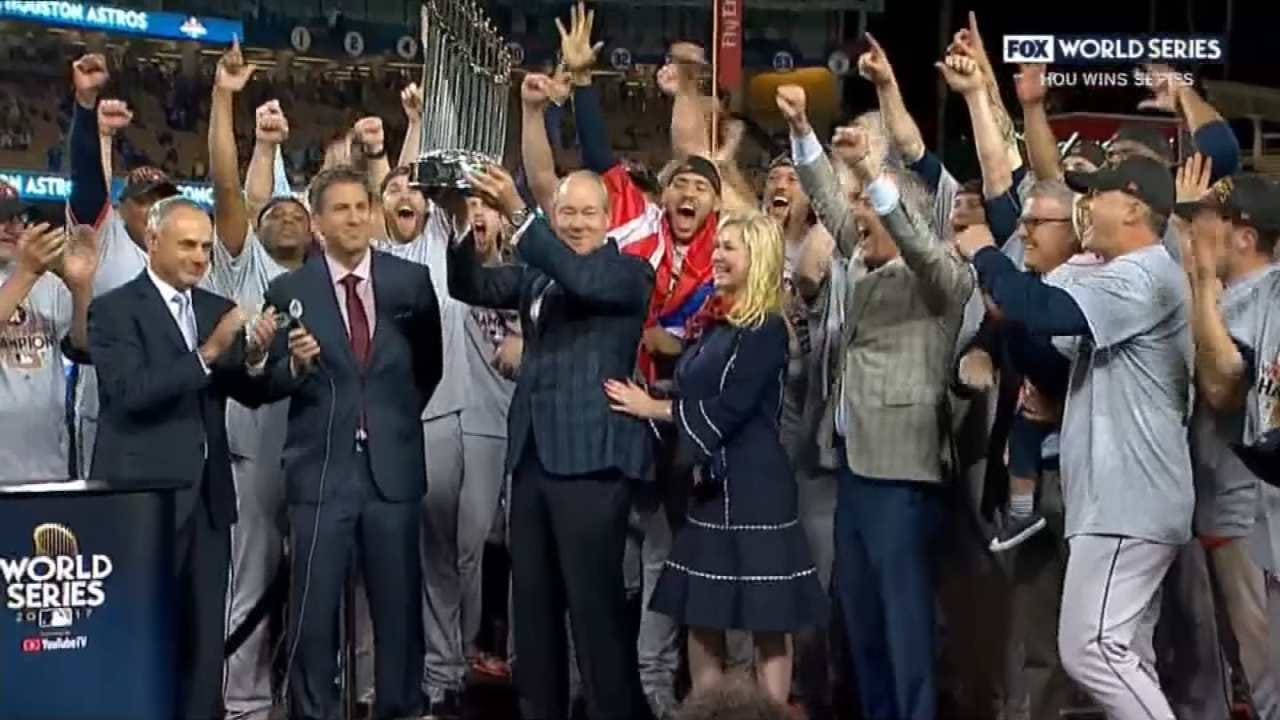 Astros Defeat Dodgers 5-1 For First-Ever World Series Title