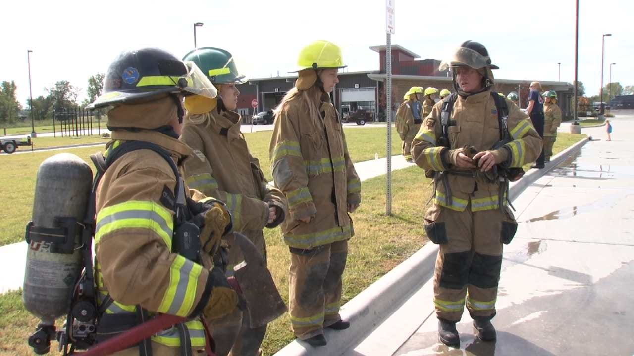 Tulsa Fire Fighters Host Camp For Girls Interested In Field