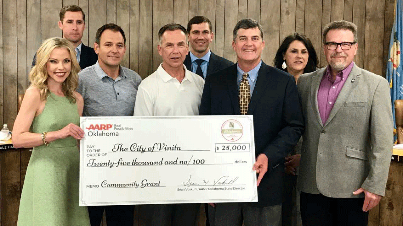 Vinita Receives $25,000 AARP Grant
