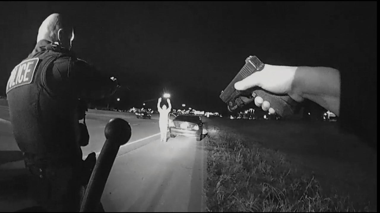 Dashcam Video Shows DUI Driver Eluding Tulsa Police Dashcam Video Shows DUI Driver Eluding Tulsa Police