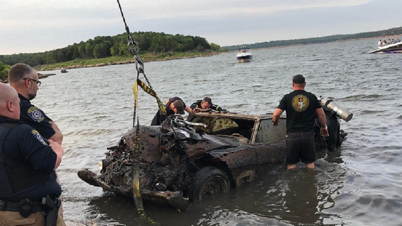 OHP Pulls Mystery Buick From Bottom Of Keystone Lake