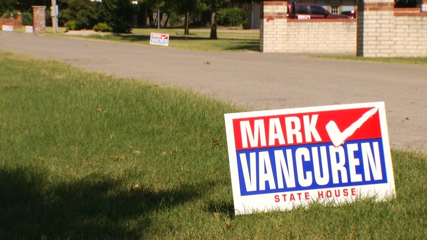 Campaign Signs For House Candidate Stolen