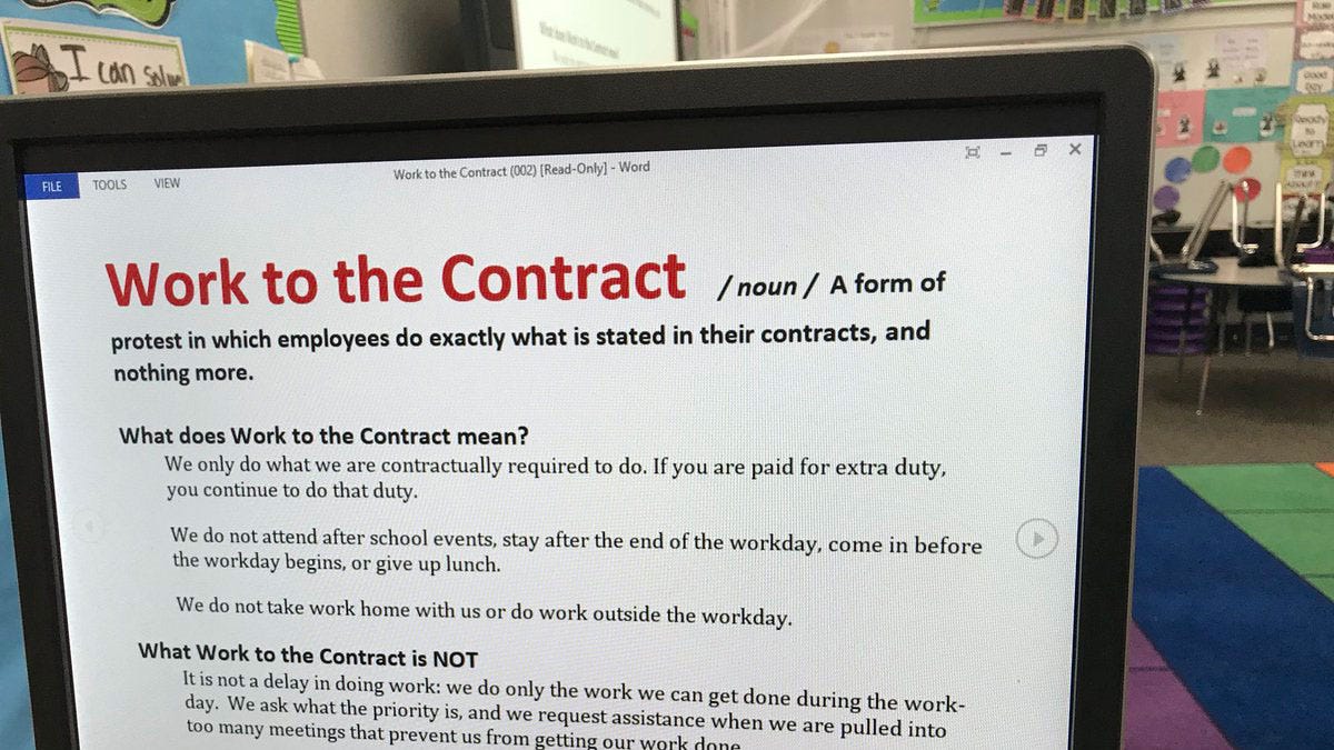 Tulsa Teachers To Cut Out Non-Contract Work