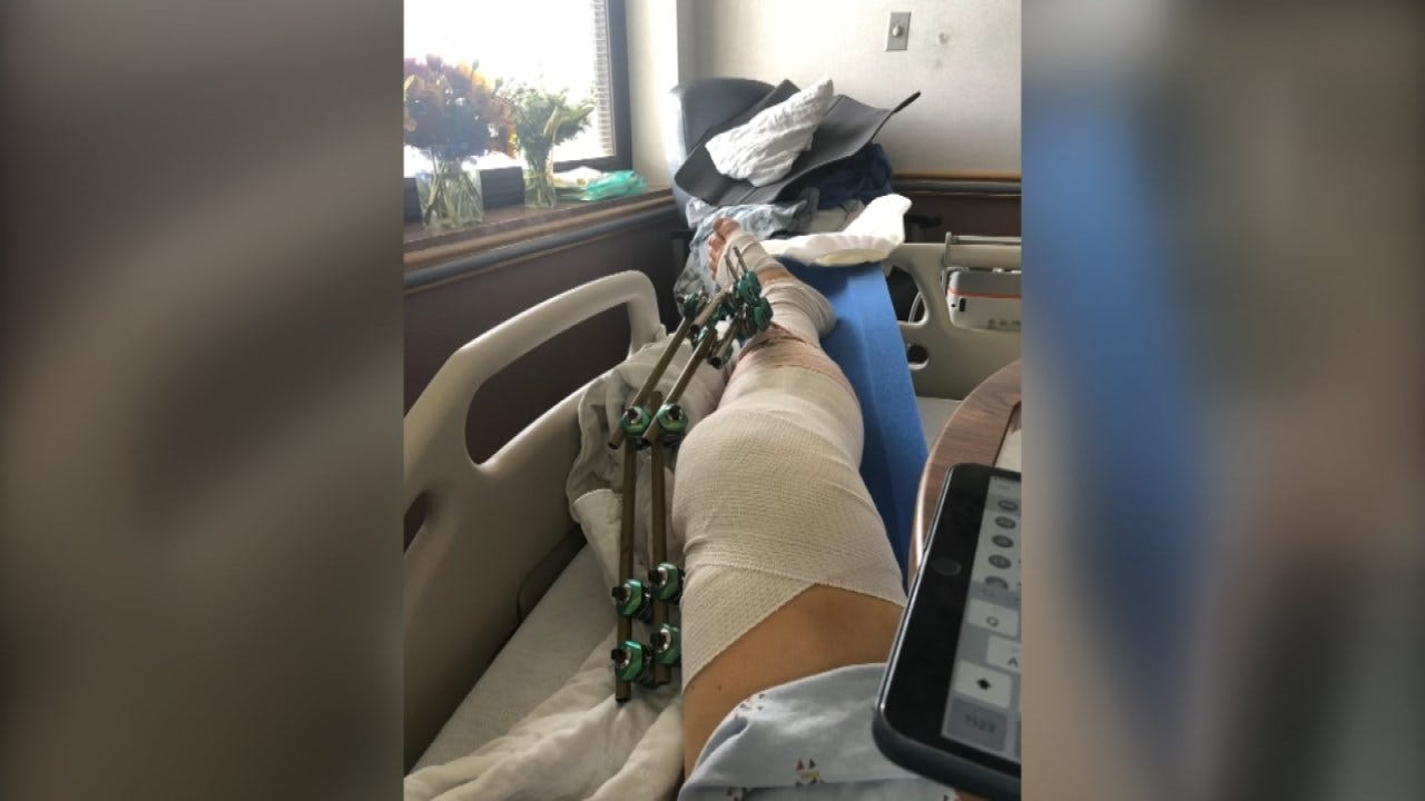 Tulsa Man Hospitalized After Being Struck By Hit And Run Driver