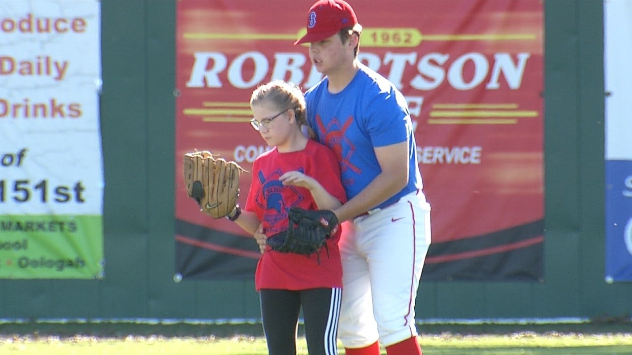 30 Students Take Part In Bixby's 4th Annual Buddy Baseball Game