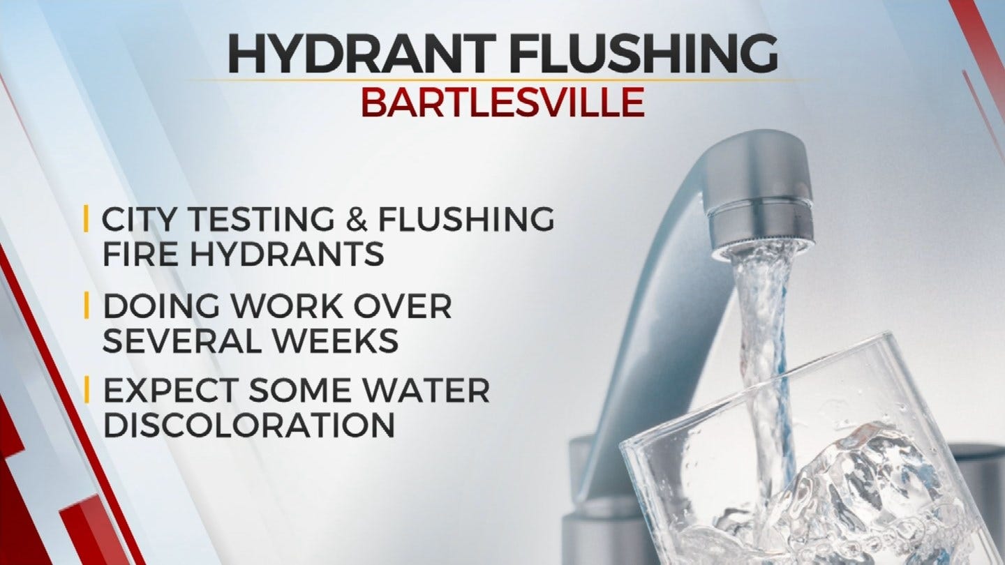 Bartlesville Begins Hydrant Flushing And Testing