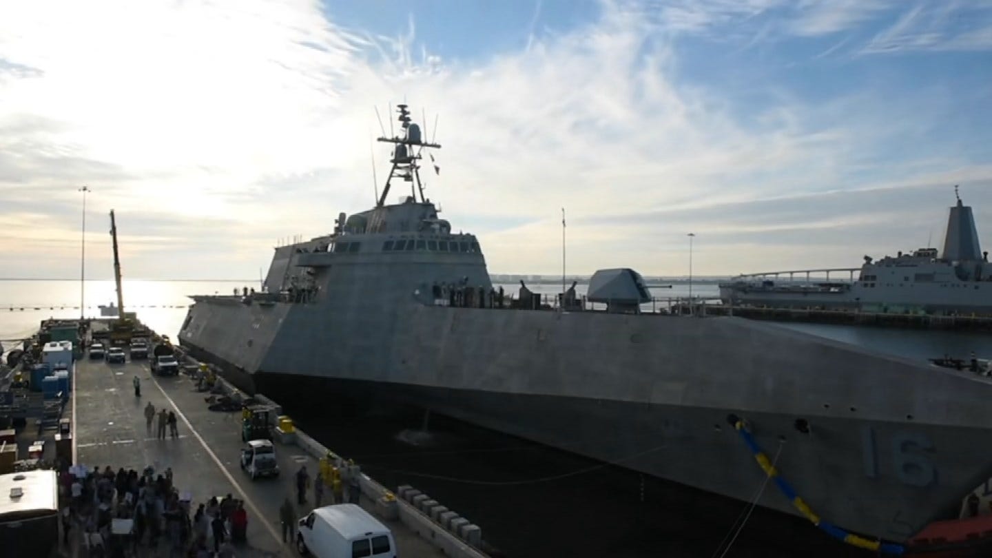 USS Tulsa Commissioned In Ceremony In San Francisco