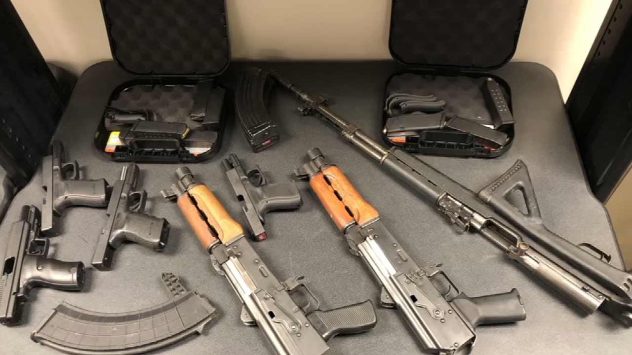 Tulsa's Crime Gun Unit Seizes 7 Guns During Gang Related Arrest