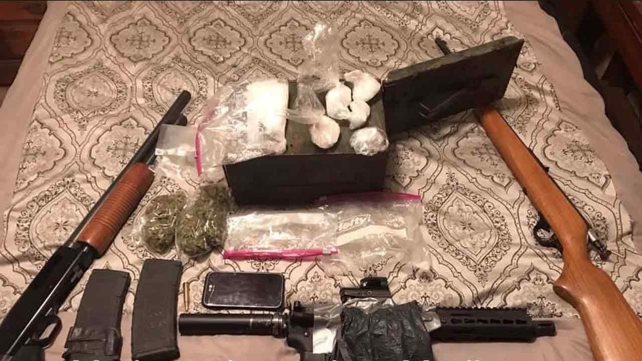 Half Pound Of Meth And 4 Guns Found In Haskell County Drug Bust