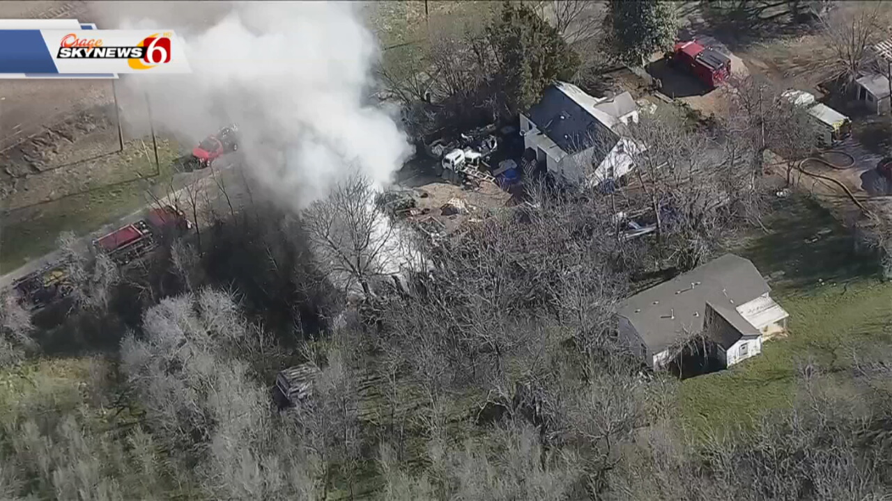 Berryhill, Sapulpa Fire Crews Report No Injuries After Building Fire