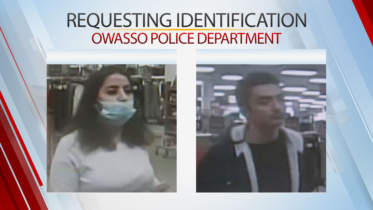 Owasso Police Hoping To Identify 2 Individuals Related To Larceny