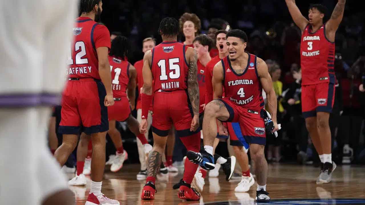 No. 9 Seed FAU's Run Continues To Final 4 After Comeback Vs. Kansas State